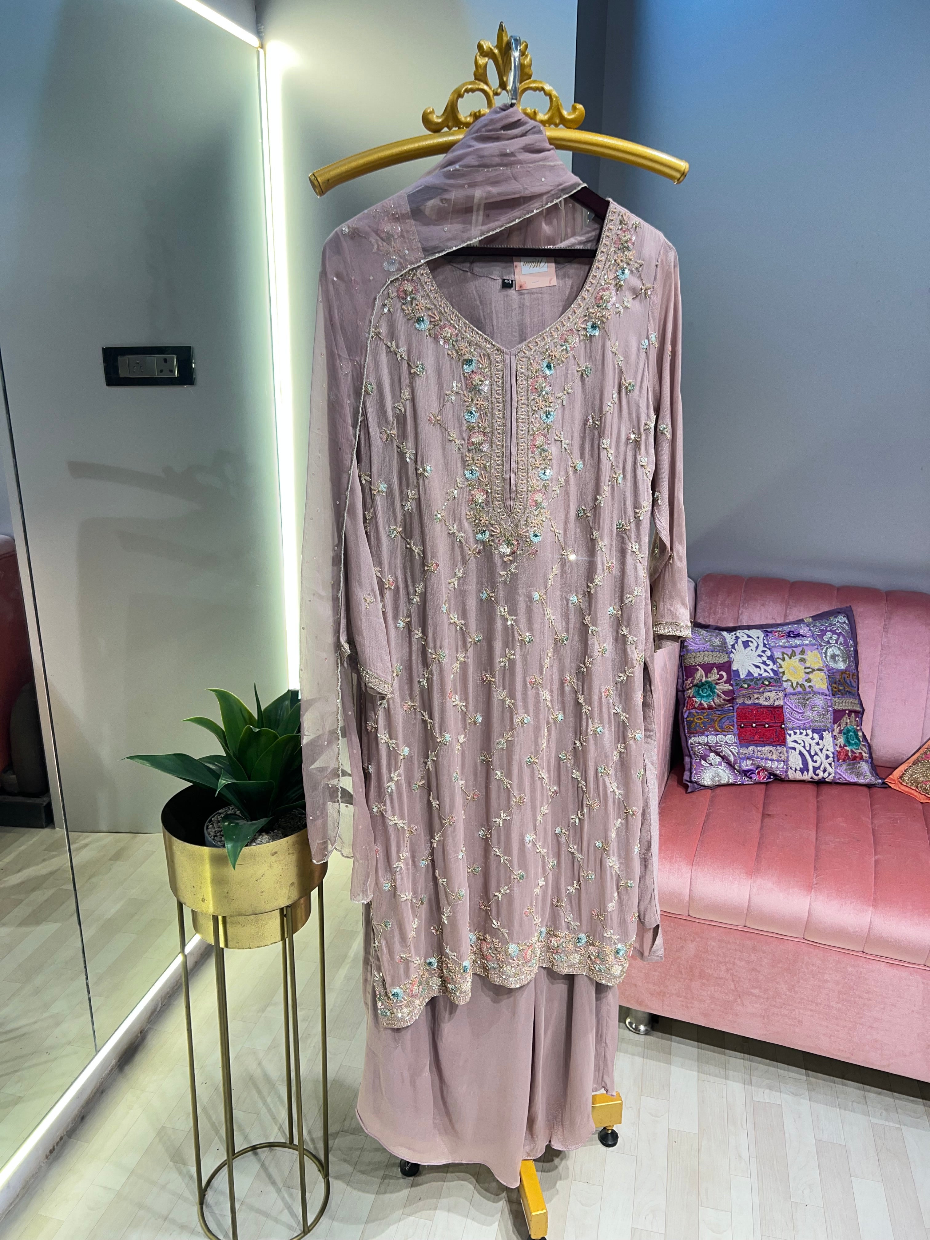 Handworked Pallazo Set – Milan Mumbai